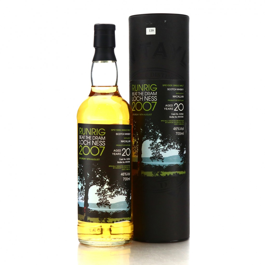 Macallan 20 Year Old Runrig Loch Ness 2007 | Whisky Auctioneer