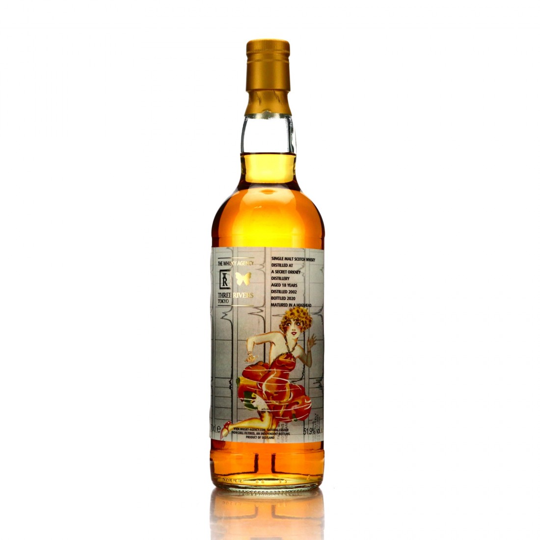 Orkney Single Malt 2002 Whisky Agency 18 Year Old Three Rivers Tokyo