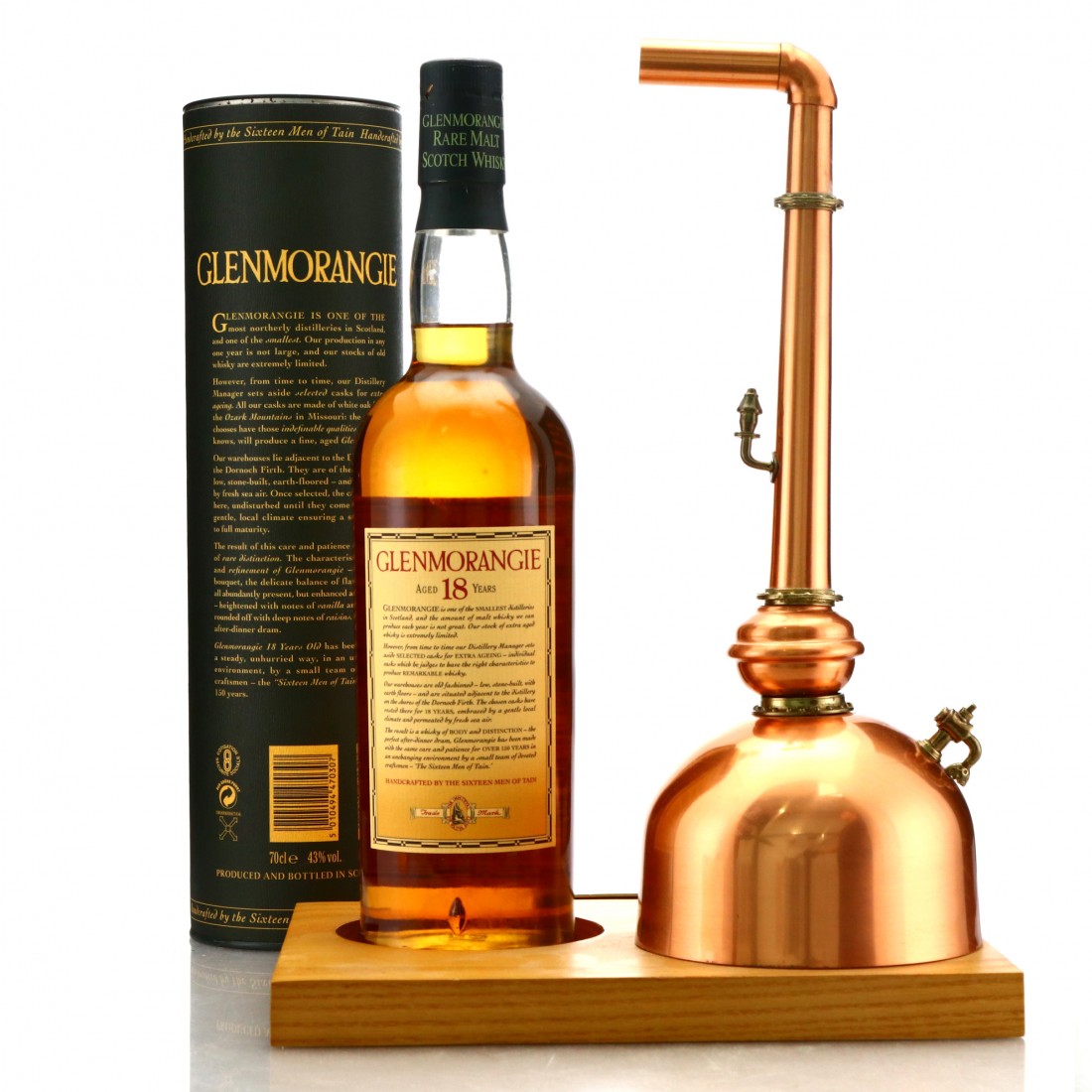 Glenmorangie 18 Year Old 2000s / with Copper Still Plinth | Whisky ...