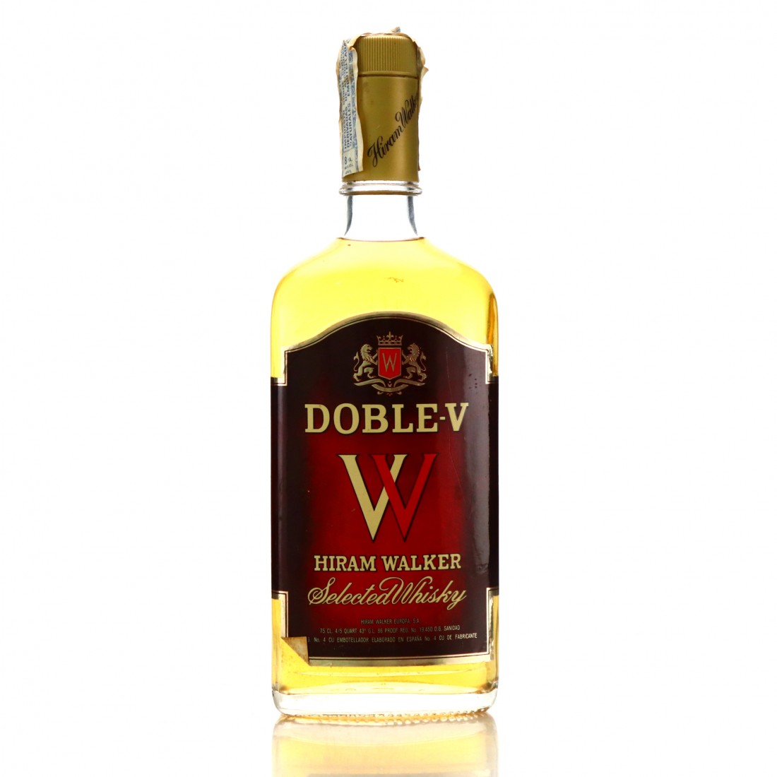 Doble V Blended Whisky 1980s | Whisky Auctioneer