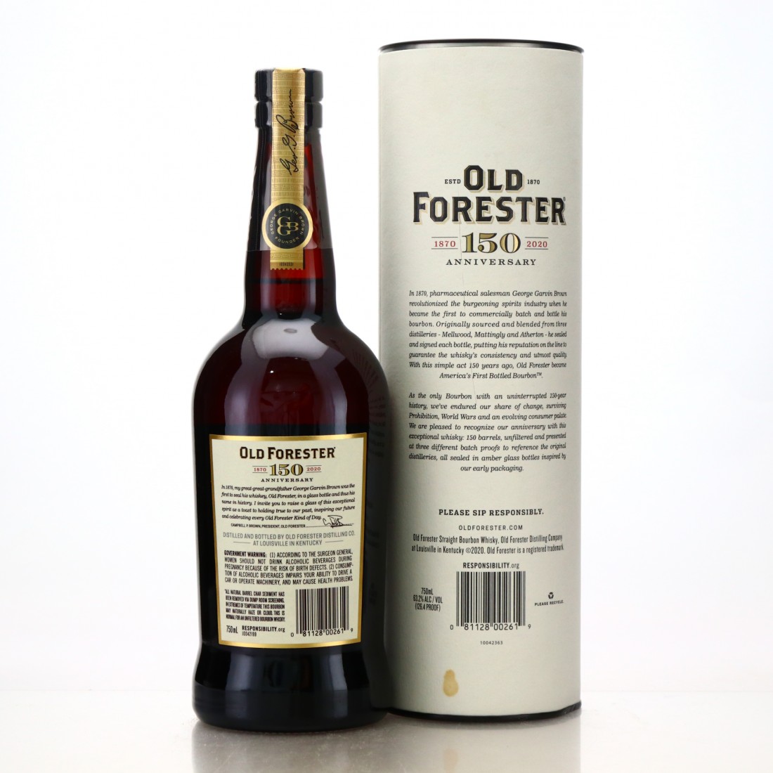 Old Forester 150th Anniversary Batch Proof 02/03 | Whisky Auctioneer