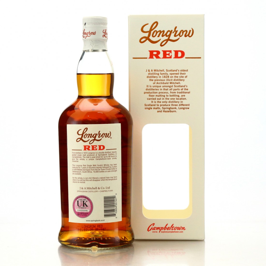 Longrow Red 10 Year Old Refill Malbec | Whisky Auctioneer