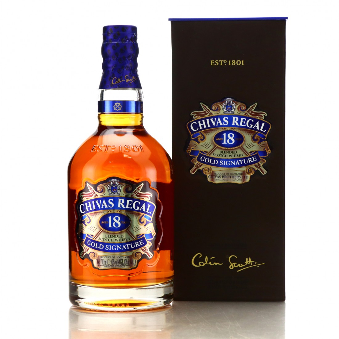 Chivas Regal 18 Year Old Gold Signature | Whisky Auctioneer