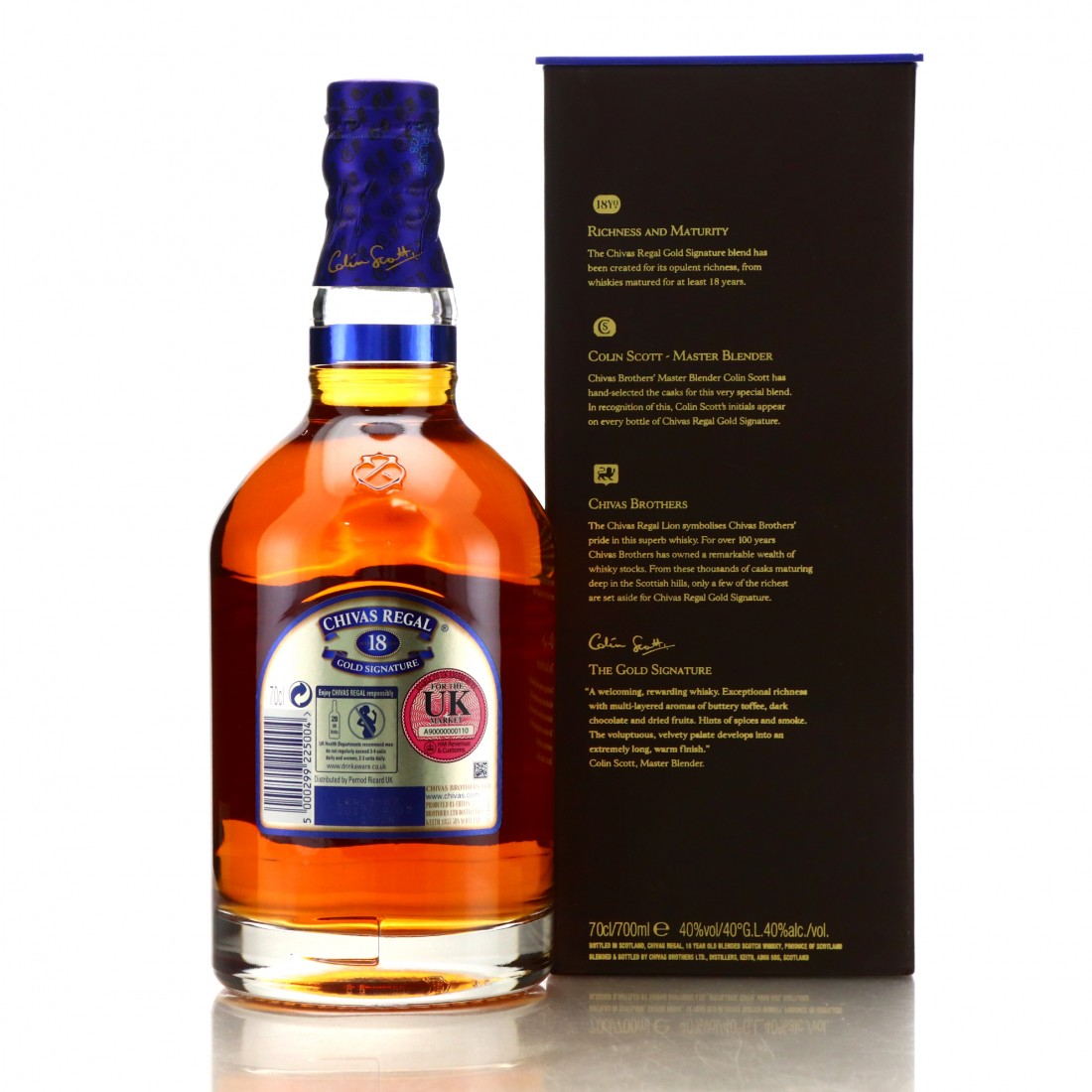Chivas Regal 18 Year Old Gold Signature | Whisky Auctioneer