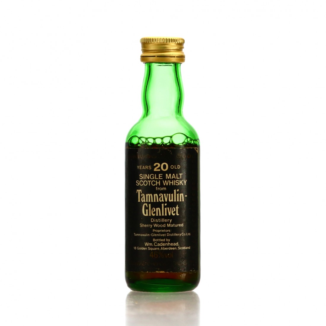 Tamnavulin 20 Year Old Cadenhead's Sherry Wood Miniature | Whisky ...