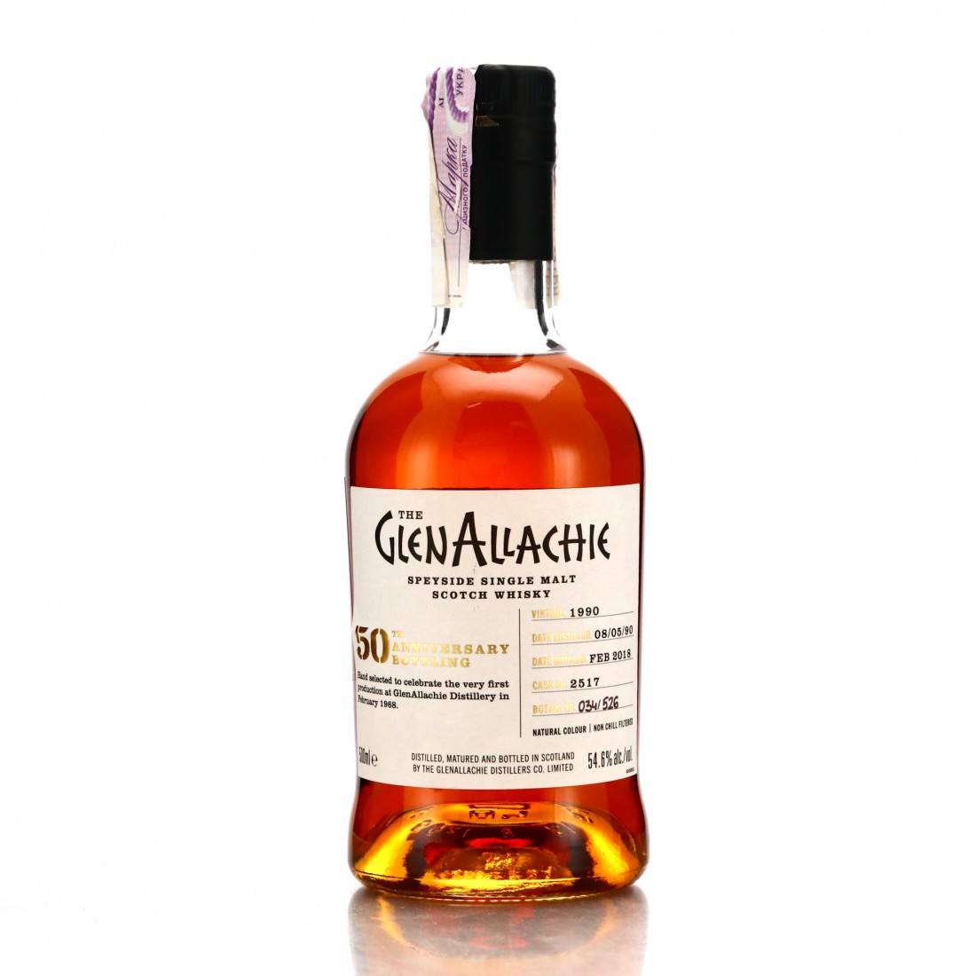 Glenallachie 1990 Single Cask #2517 50cl / 50th Anniversary | Whisky ...