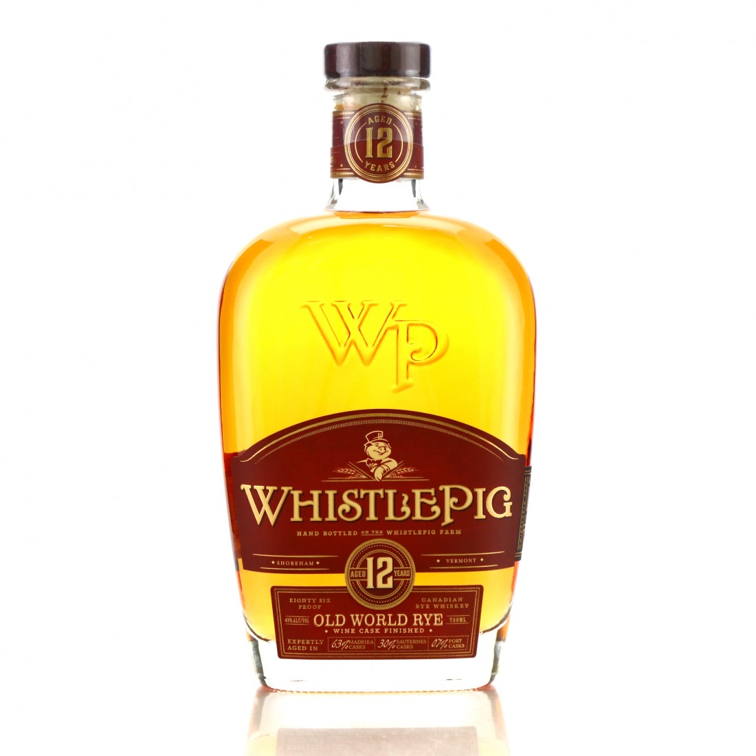 Whistlepig Old World Rye Wine Cask Finish 12 Year Old | Whisky Auctioneer