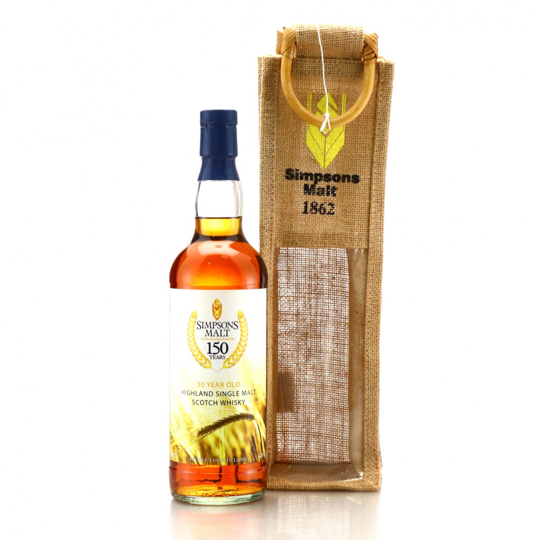 Simpsons Malt 30 Year Old Highland Single Malt / 150th Anniversary ...