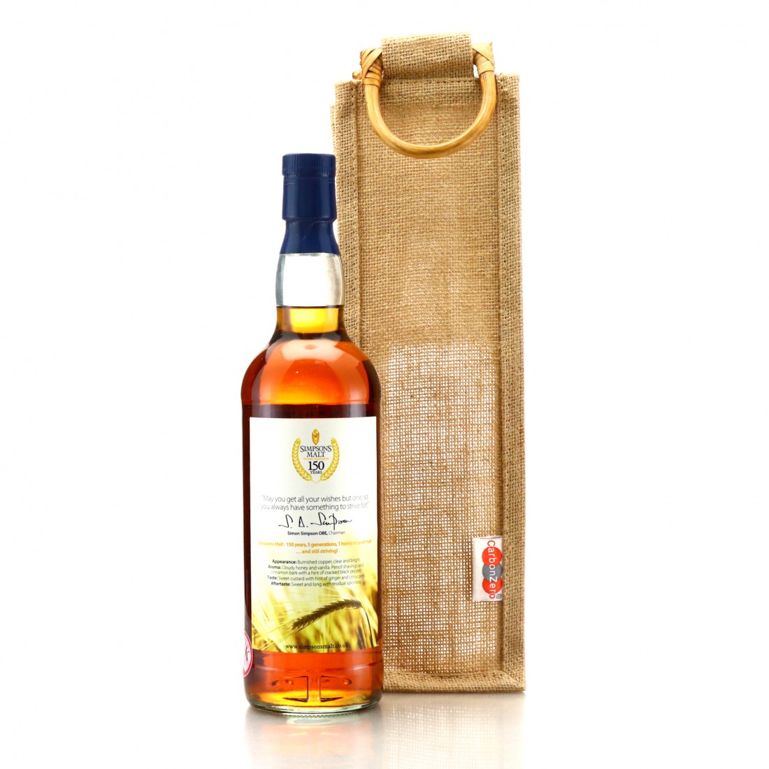 Simpsons Malt 30 Year Old Highland Single Malt / 150th Anniversary ...