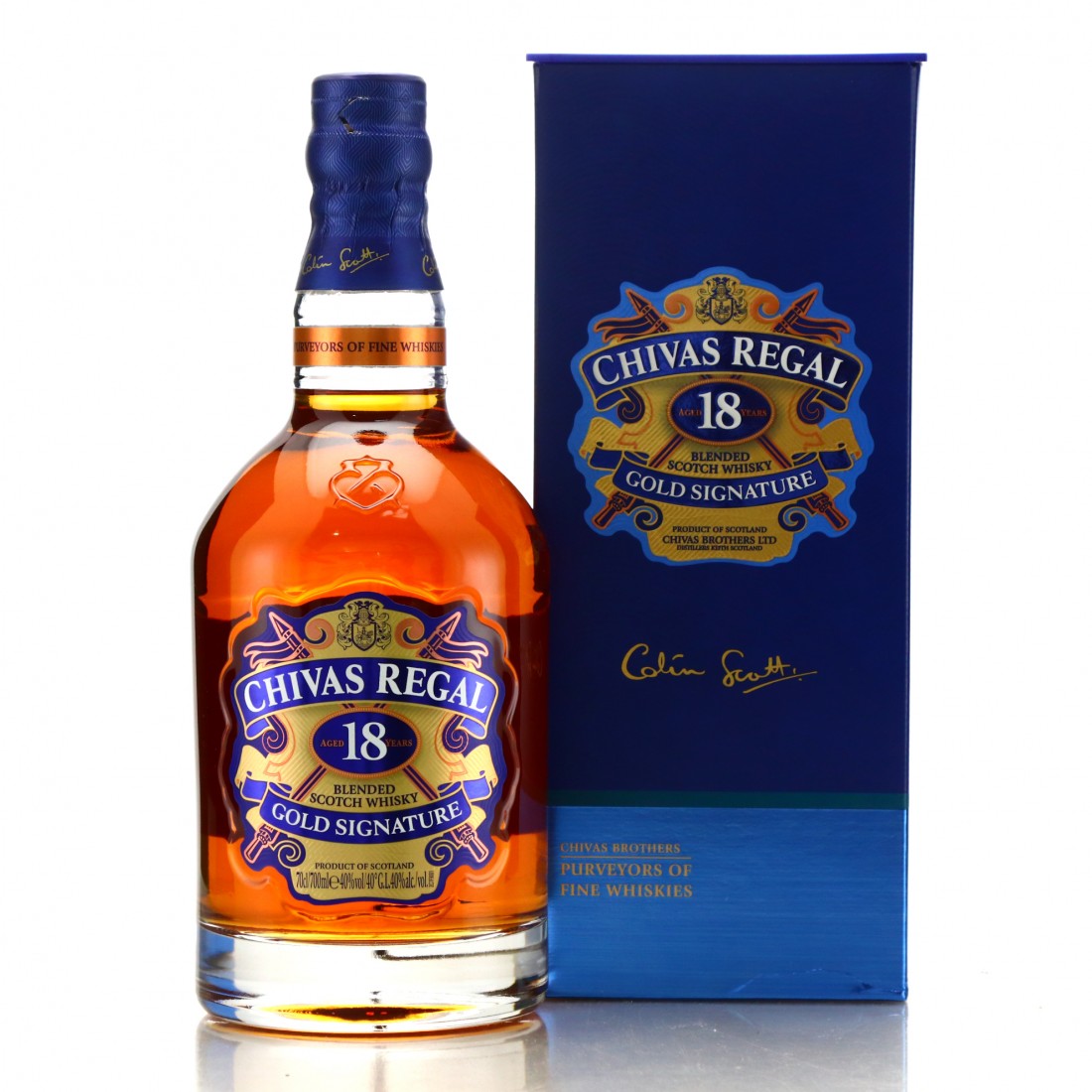 Chivas Regal 18 Year Old Gold Signature | Whisky Auctioneer