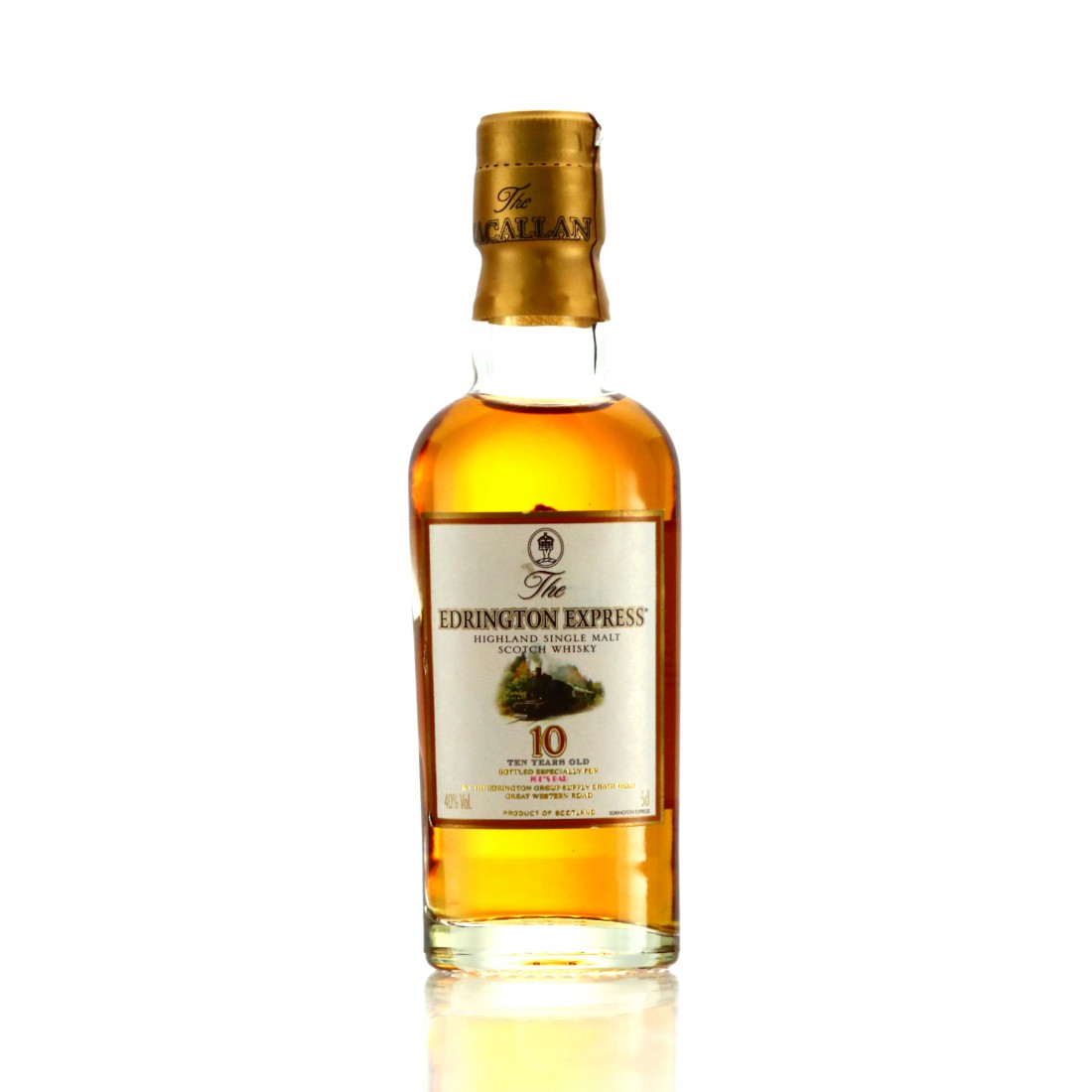 Macallan 10 Year Old The Edrington Express Miniature | Whisky Auctioneer
