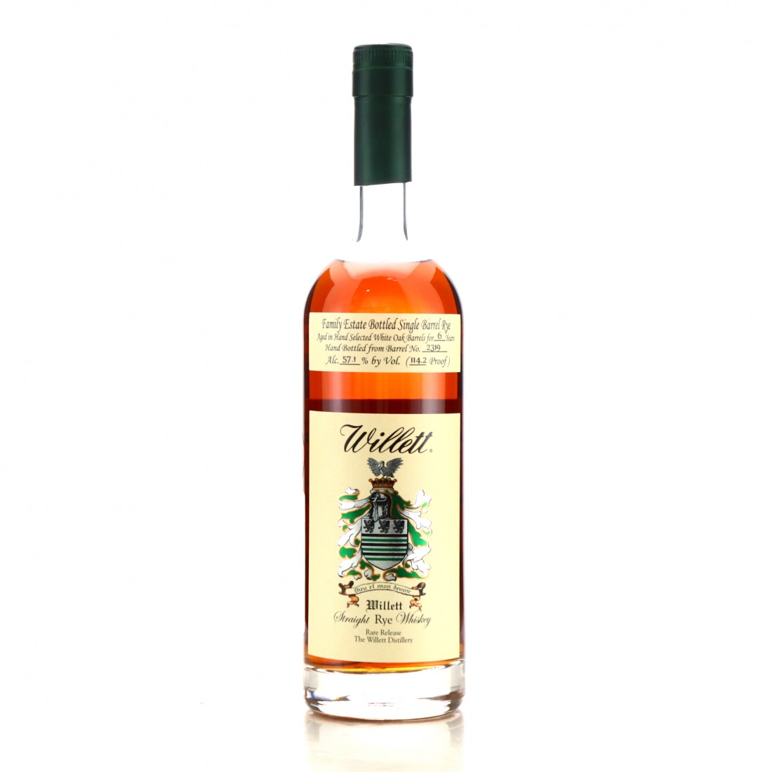 Willett Family Estate 6 Year Old Single Barrel Rye #2319 70cl / The ...