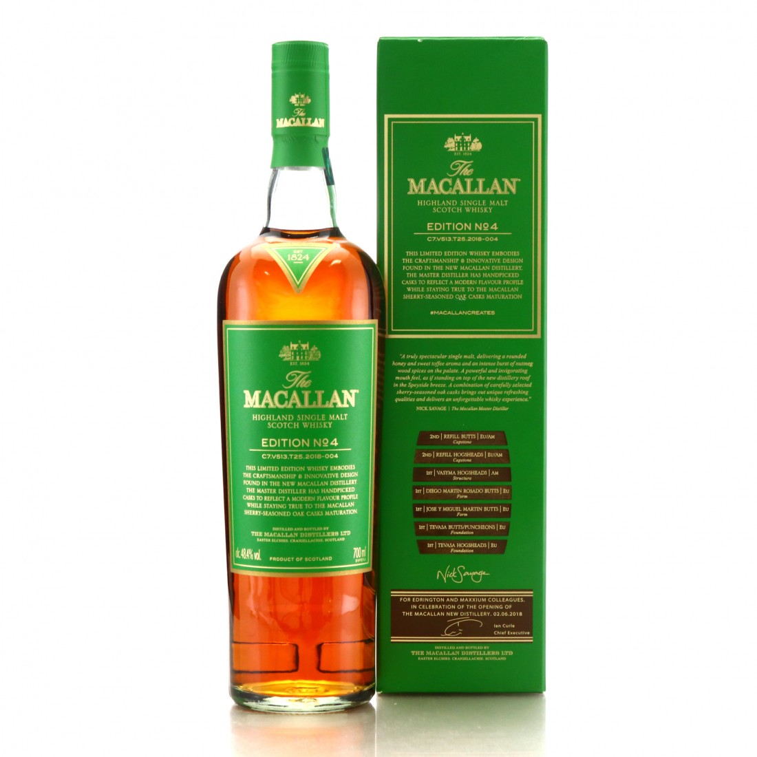 Macallan Edition No.4 / Edrington & Maxxium Staff | Whisky Auctioneer