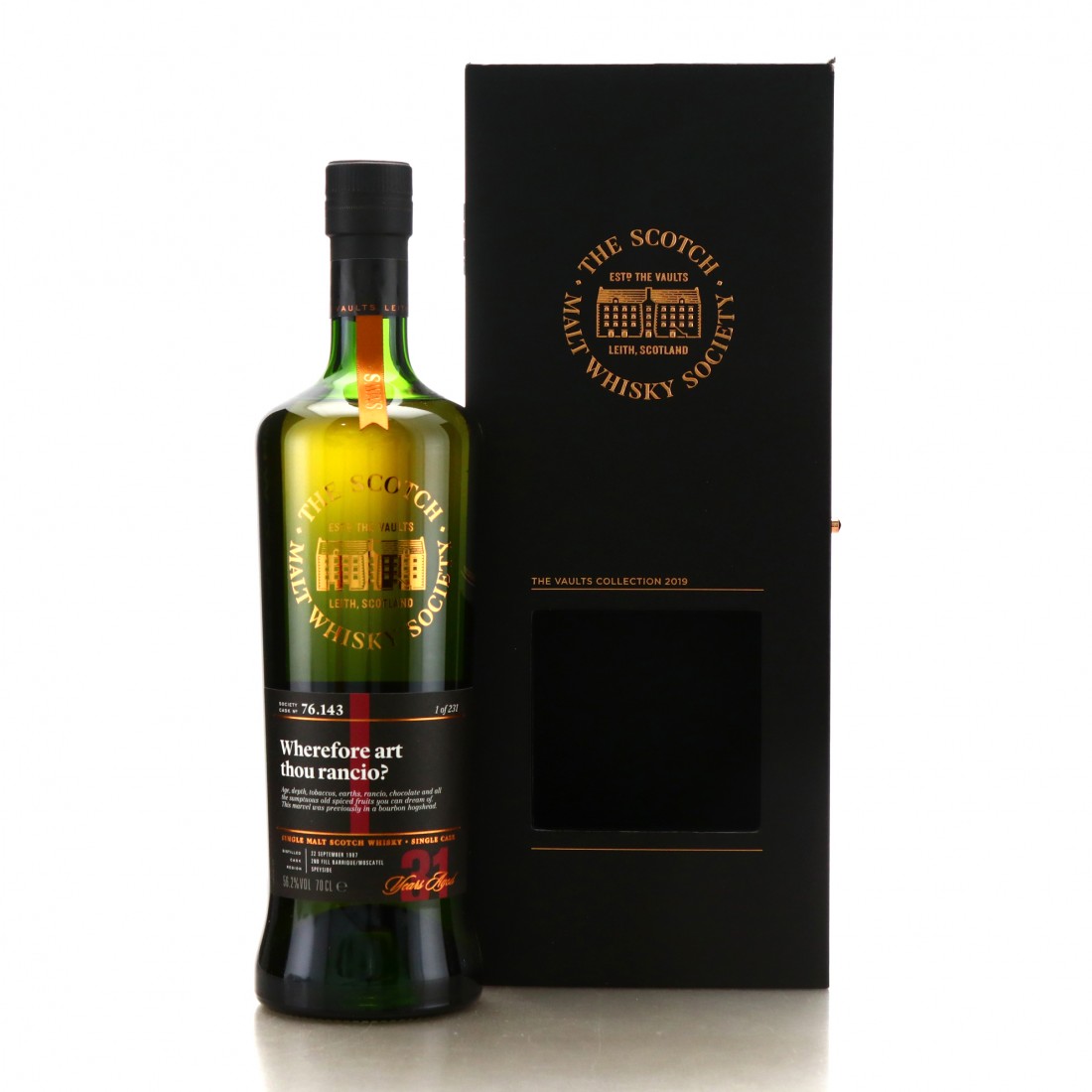 Mortlach 1987 SMWS 31 Year Old 76.143 / The Vaults Collection | Whisky ...