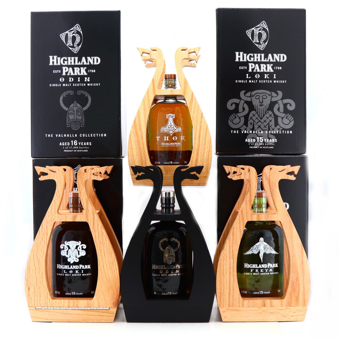Highland Park Valhalla Collection 4 x 70cl | Whisky Auctioneer
