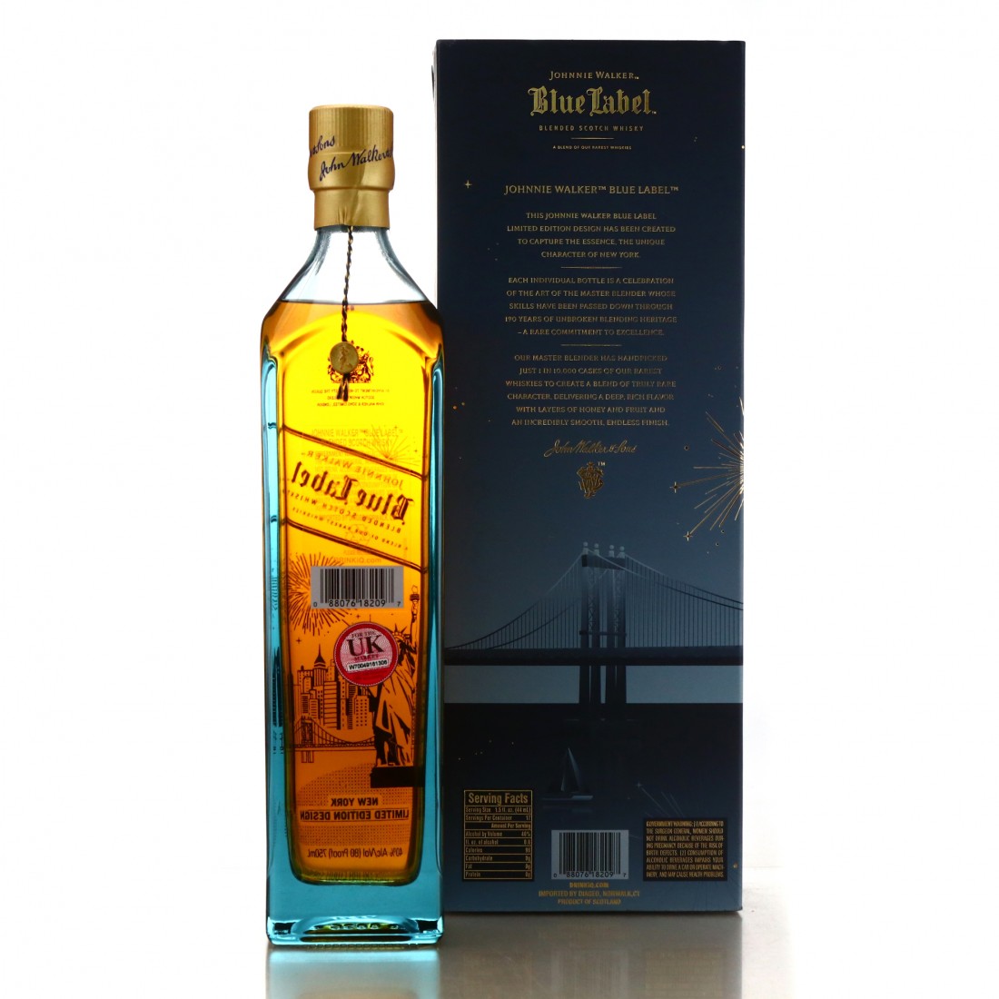 Johnnie Walker Blue Label New York Limited Edition 75cl / US Import ...