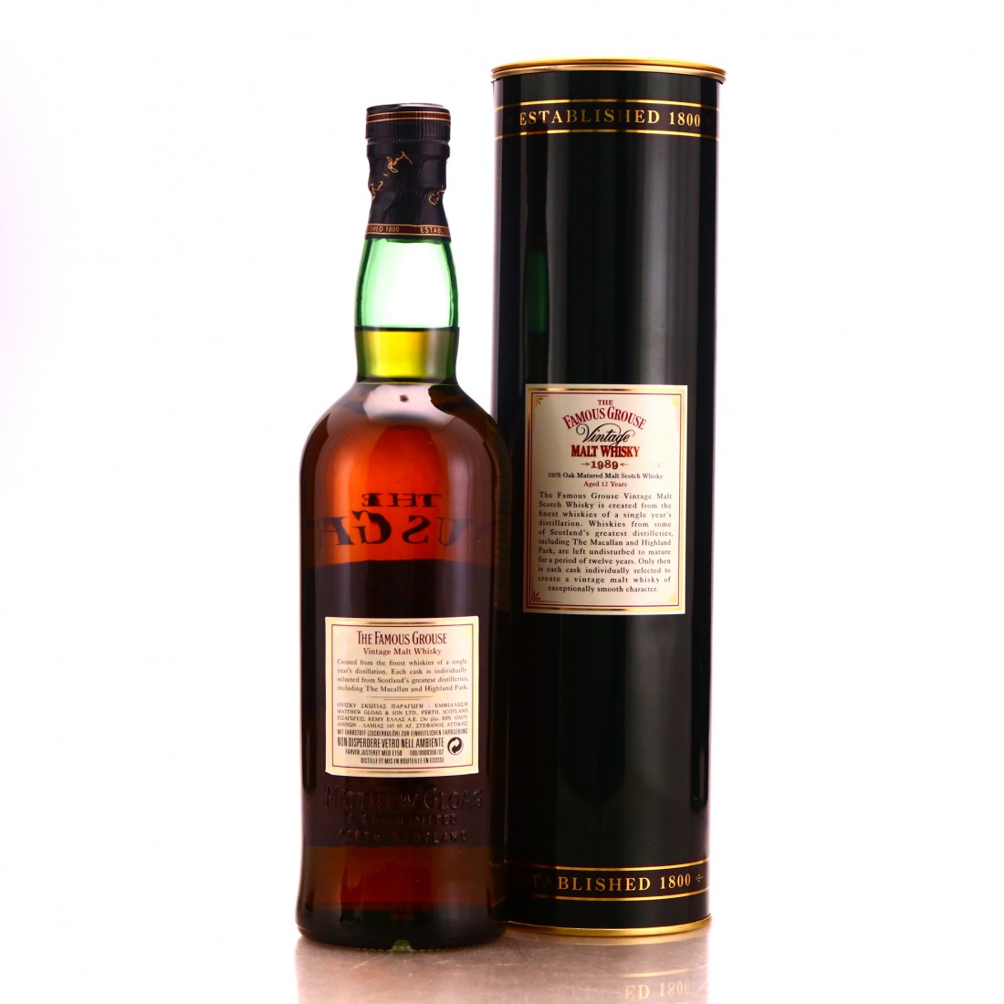 Famous Grouse 1989 Vintage Malt 12 Year Old | Whisky Auctioneer