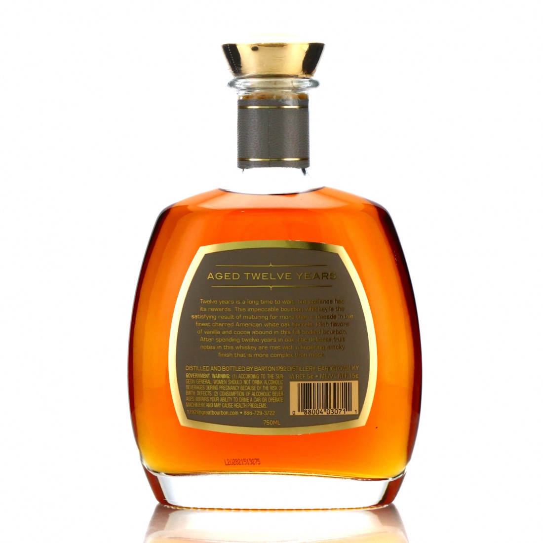 Barton 1792 12 Year Old Kentucky Straight Bourbon | Whisky Auctioneer