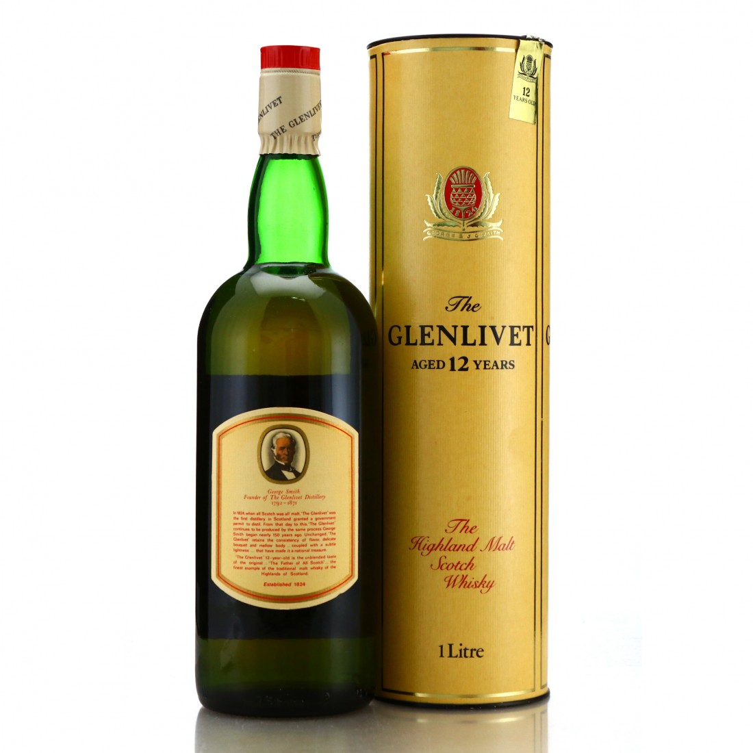 Glenlivet 12 Year Old 1 Litre 1980s | Whisky Auctioneer