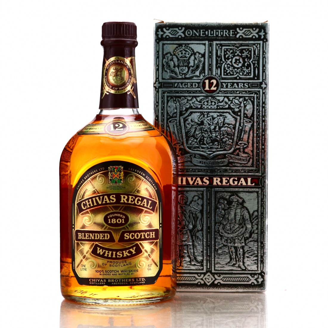 Chivas Regal 12 Year Old 1 Litre 1980s | Whisky Auctioneer