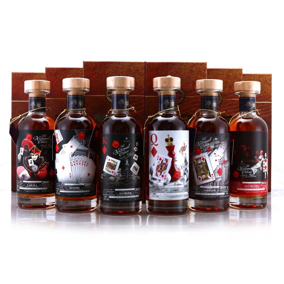 The National Choice Diamond Royal Flush & Joker 6 x 70cl | Whisky ...