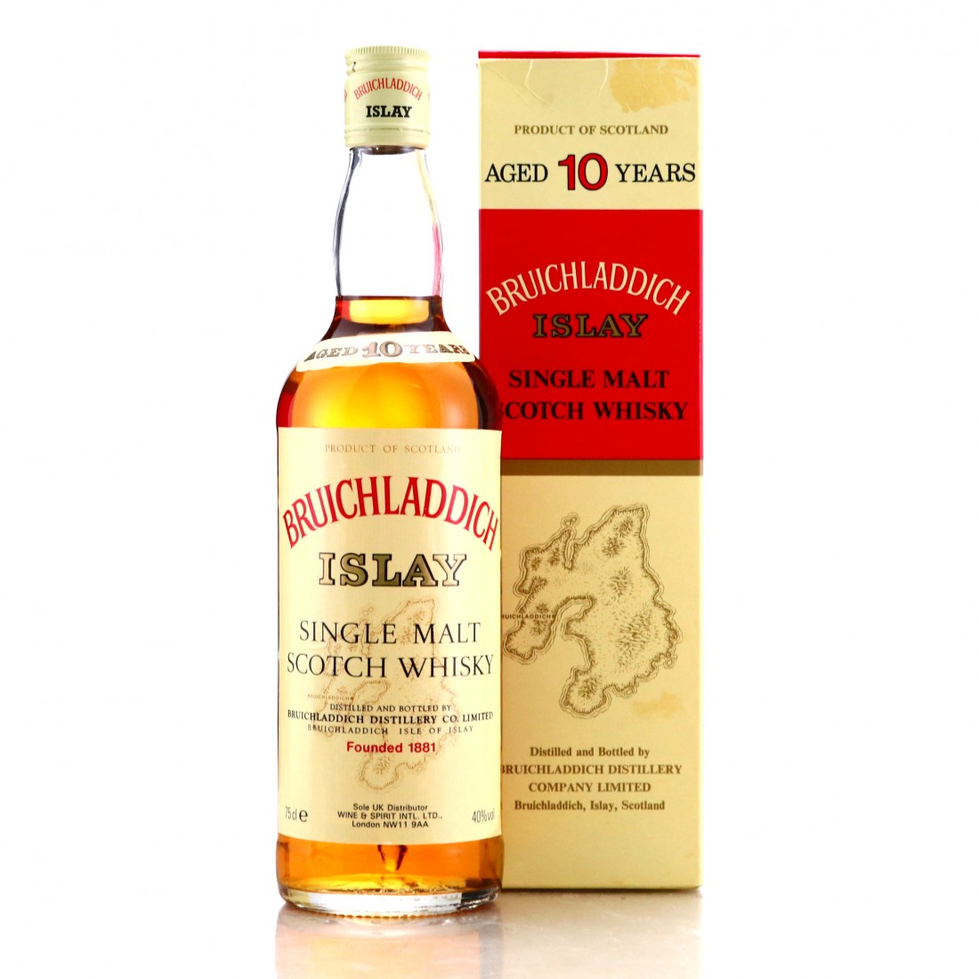 Bruichladdich 10 Year Old 1980s Whisky Auctioneer