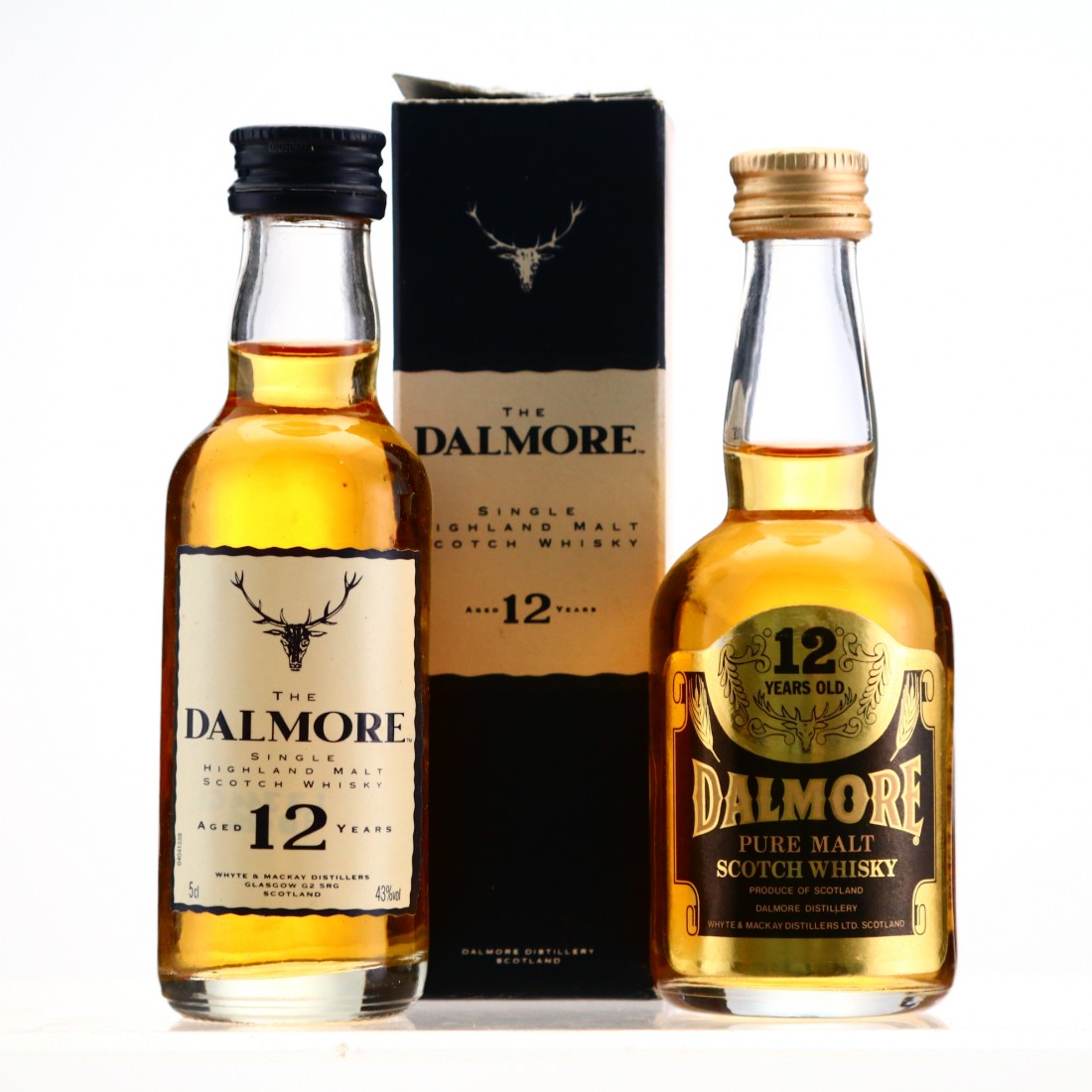 Dalmore 12 Year Old Miniature x 2 | Whisky Auctioneer