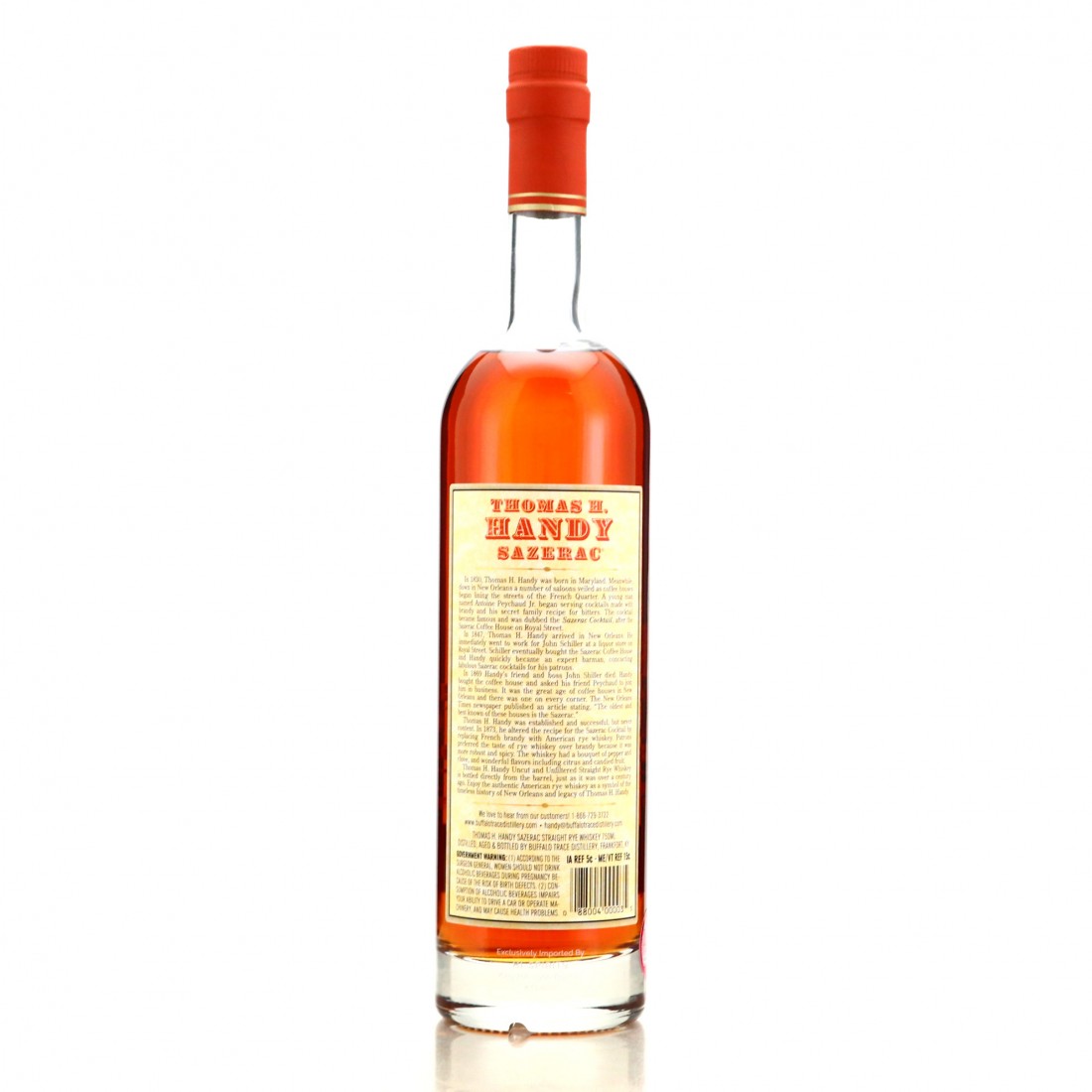 Thomas H Handy Sazerac Rye 2018 Release | Whisky Auctioneer
