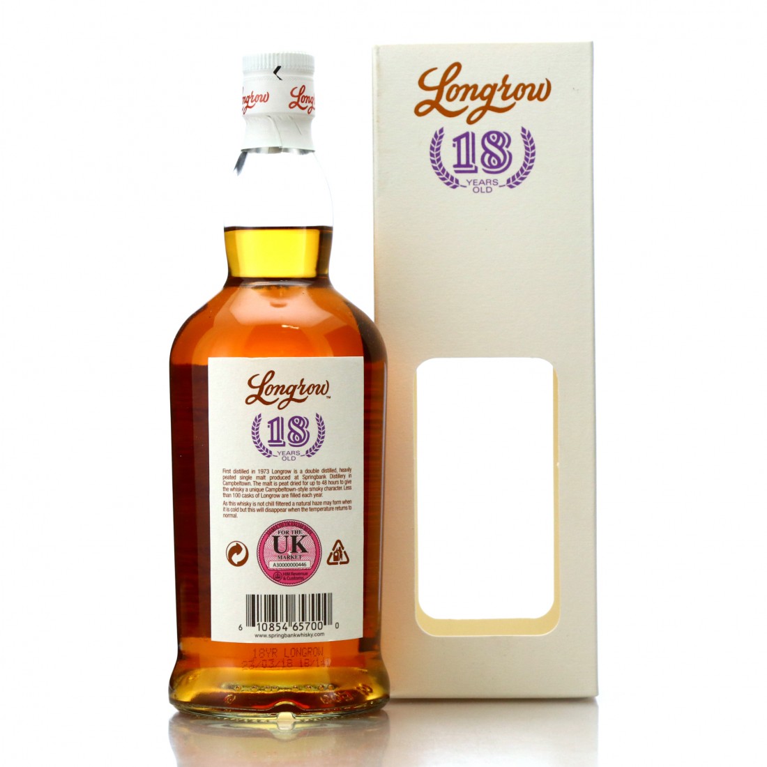 Longrow 18 Year Old 2018 Whisky Auctioneer