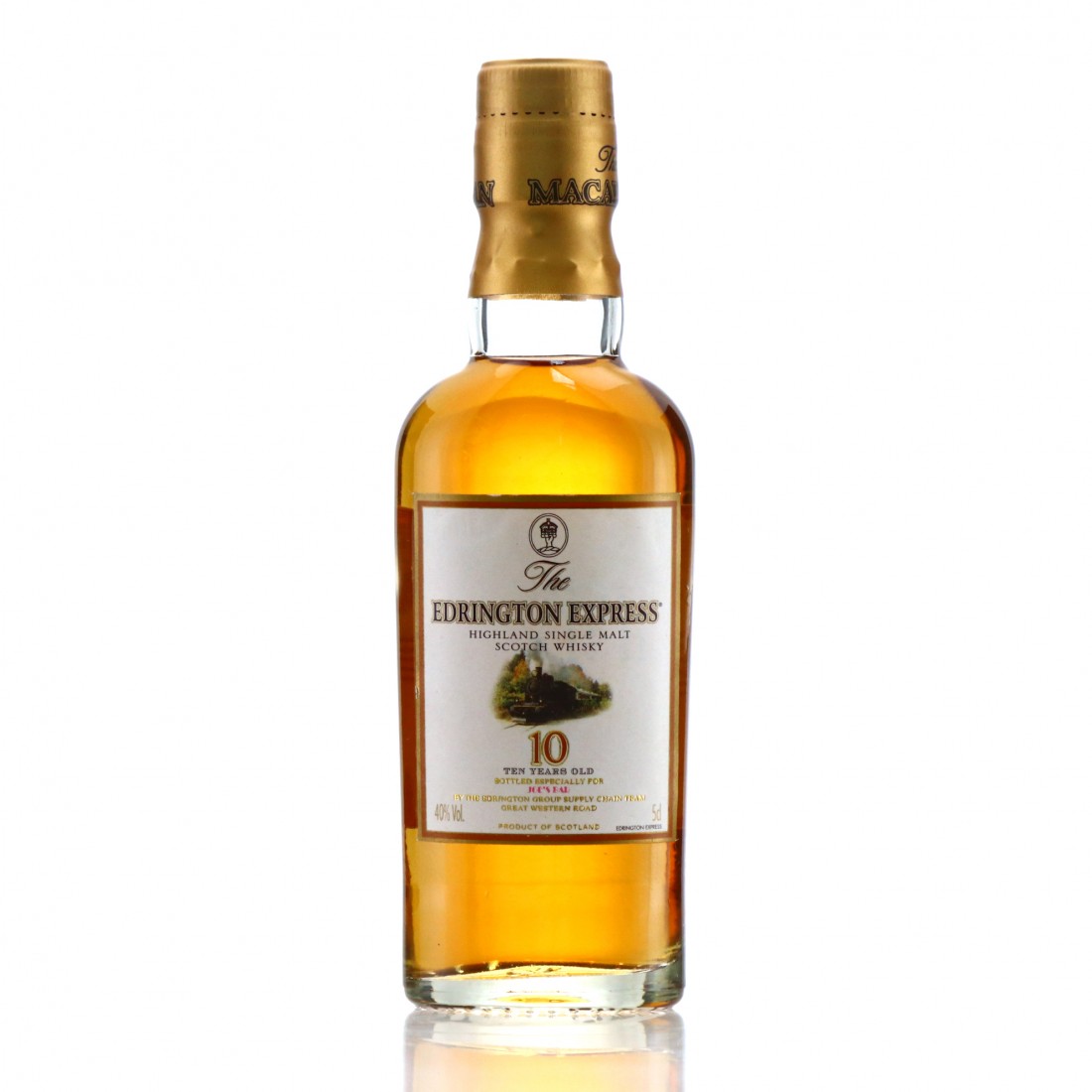 Macallan 10 Year Old The Edrington Express Miniature | Whisky Auctioneer