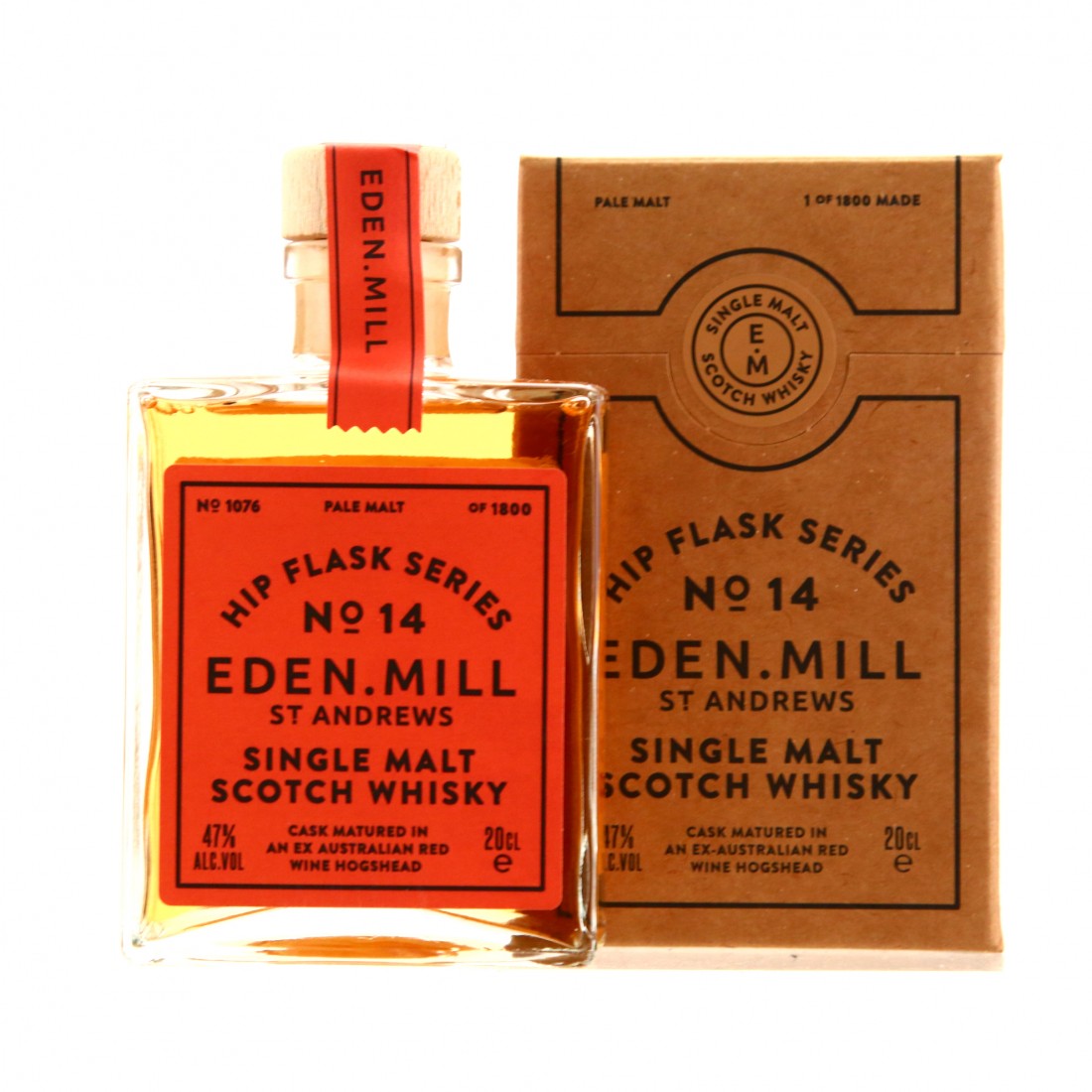 Eden Mill Hip Flask Series No.14 20cl / Pale Malt, ex-Australian Red ...