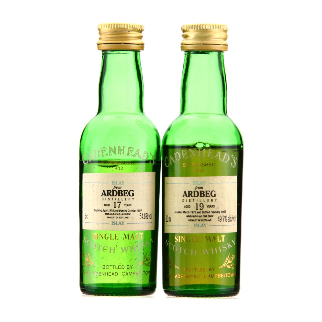 Ardbeg Cadenhead's Miniature x 2 | Whisky Auctioneer