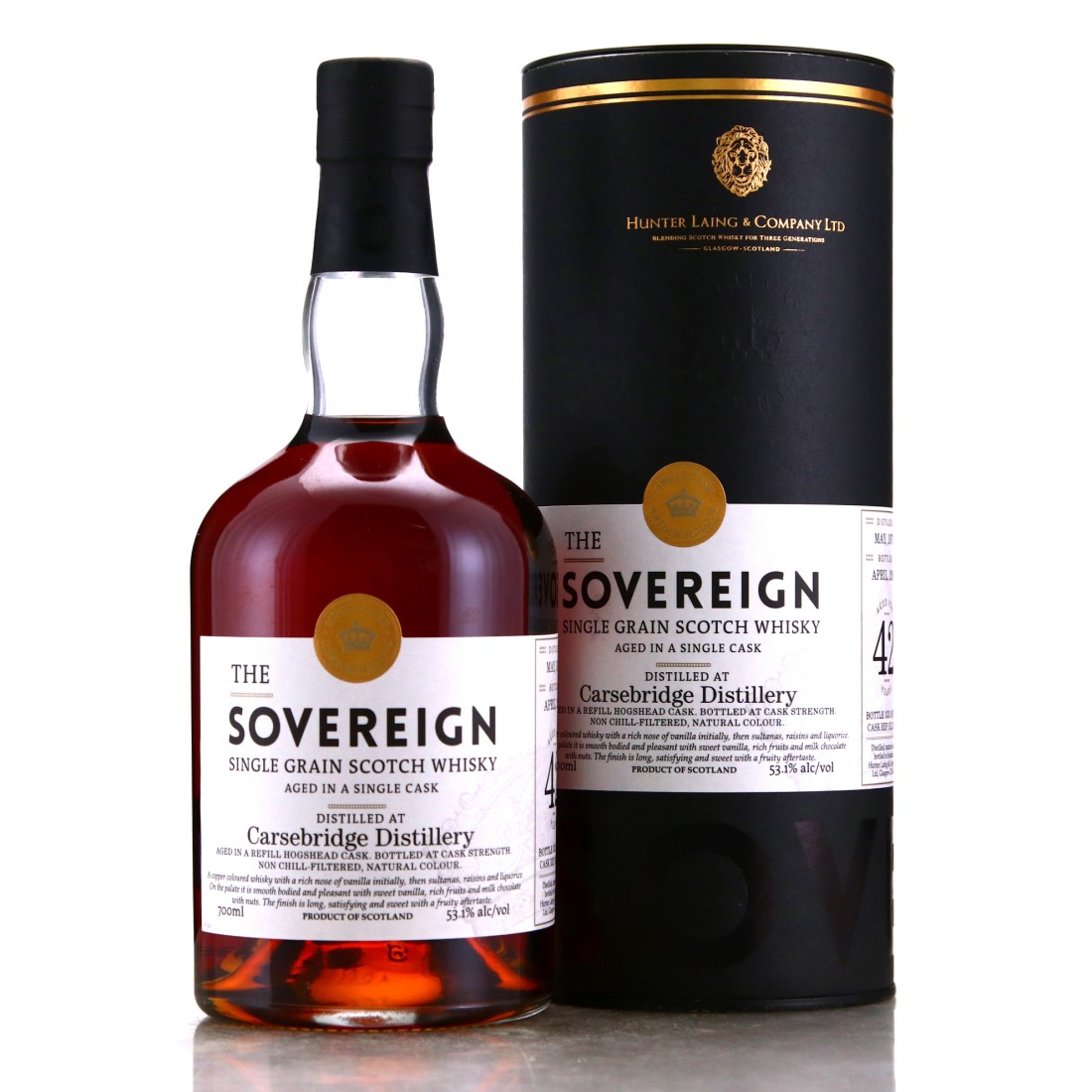 Carsebridge 1973 Hunter Laing 42 Year Old Sovereign | Whisky Auctioneer