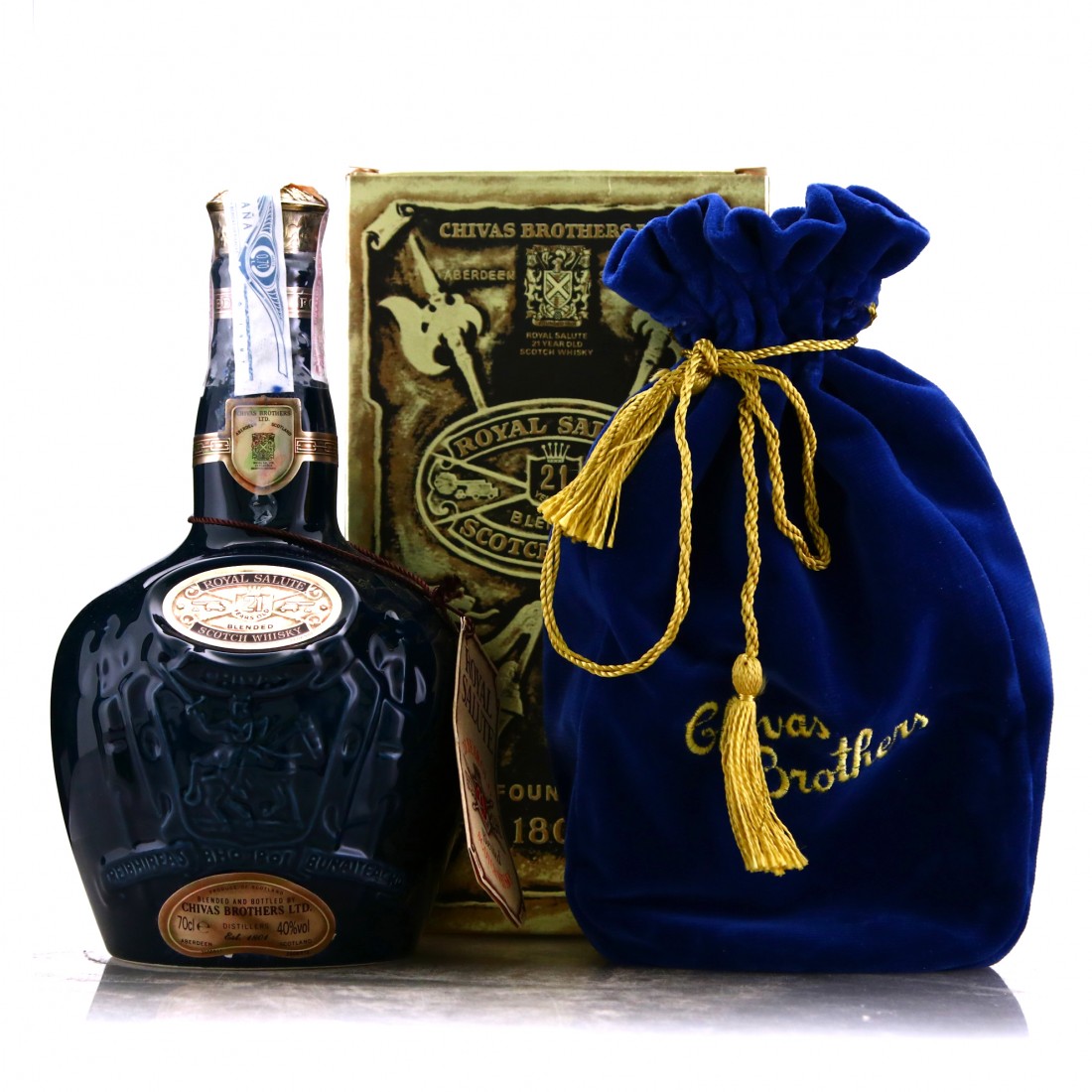 Chivas Royal Salute 21 Year Old Sapphire Flagon | Whisky Auctioneer