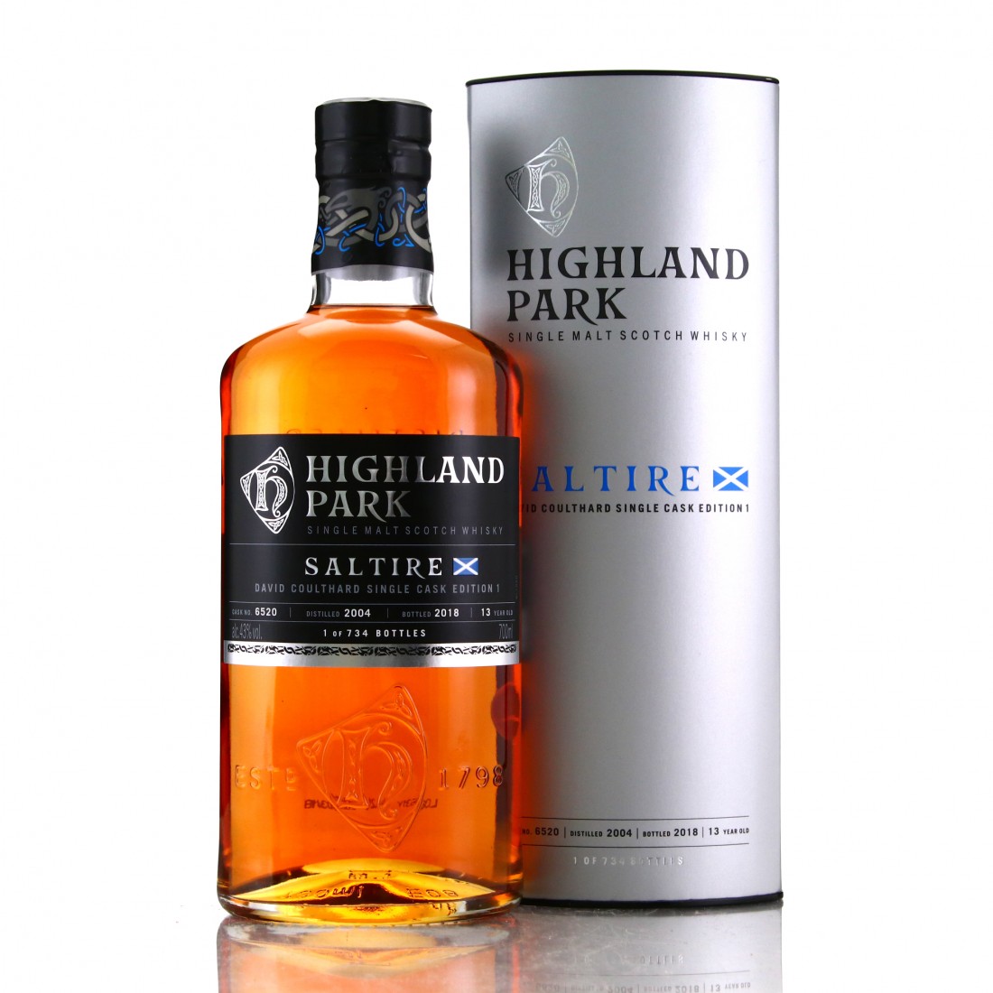 Highland Park 2004 Single Cask 13 Year Old #6520 / David Coulthard ...