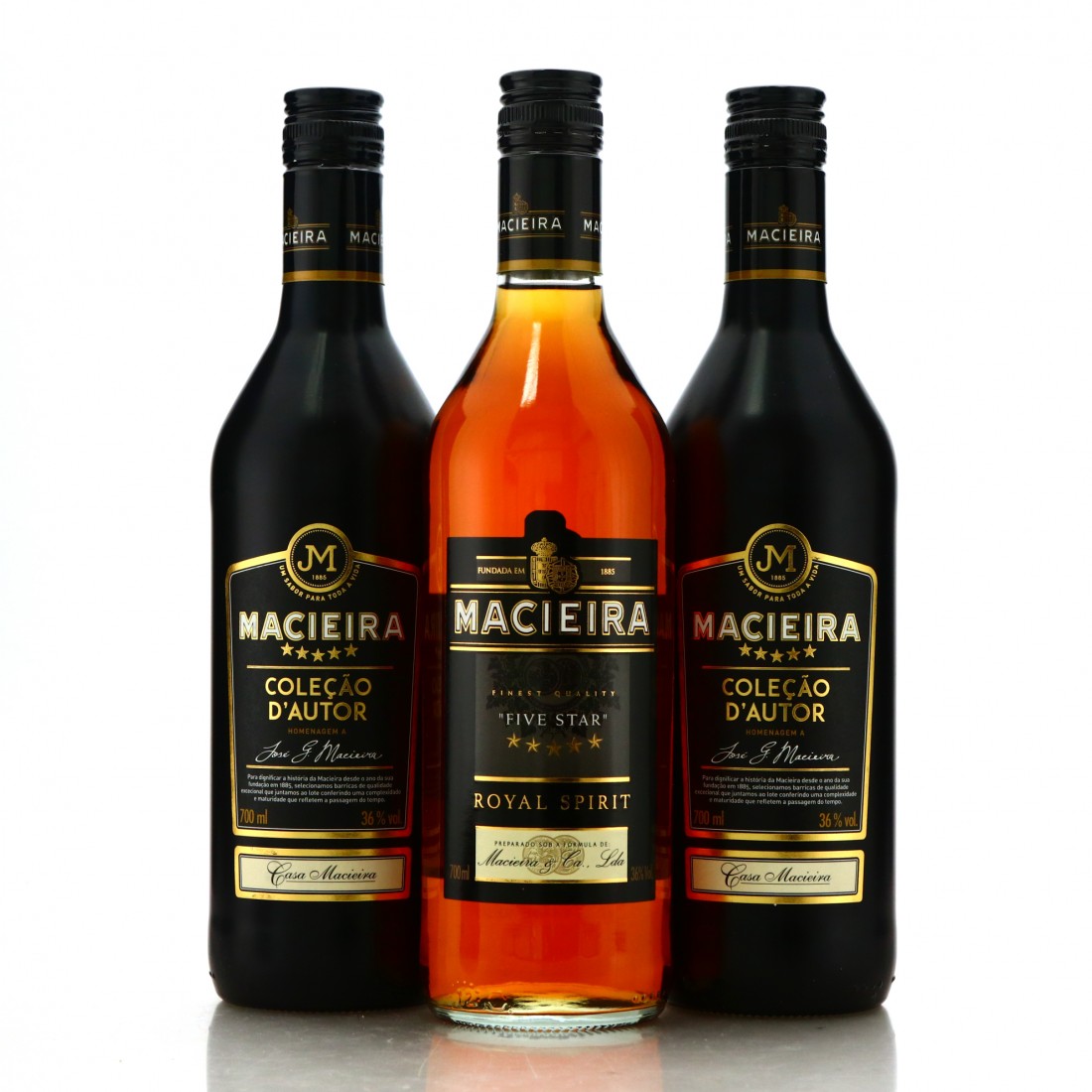 Macieira Brandy 3 x 70cl | Whisky Auctioneer