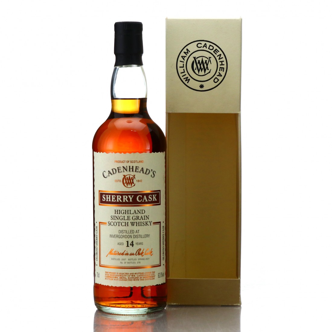 Invergordon 2007 Cadenhead's 14 Year Old Sherry Cask | Whisky Auctioneer
