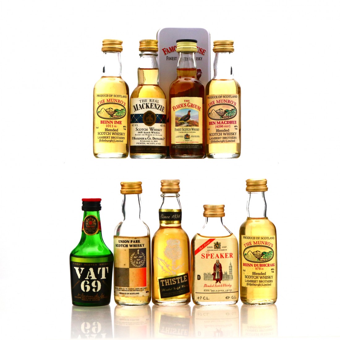 Scotch Whisky Miniatures x 9 | Whisky Auctioneer