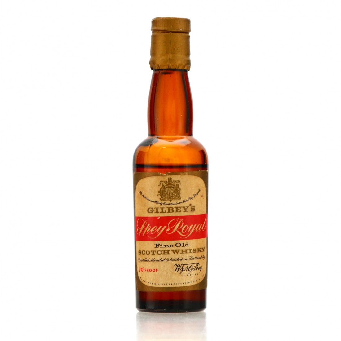 Gilbey's Spey Royal Fine Old Scotch Whisky Miniature 1950s | Whisky ...