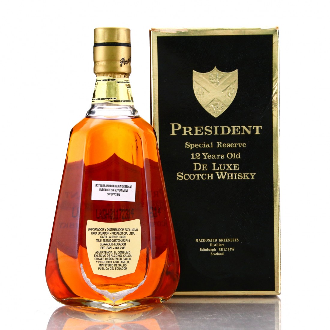 President Special Reserve 12 Year Old 1970s | Whisky Auctioneer