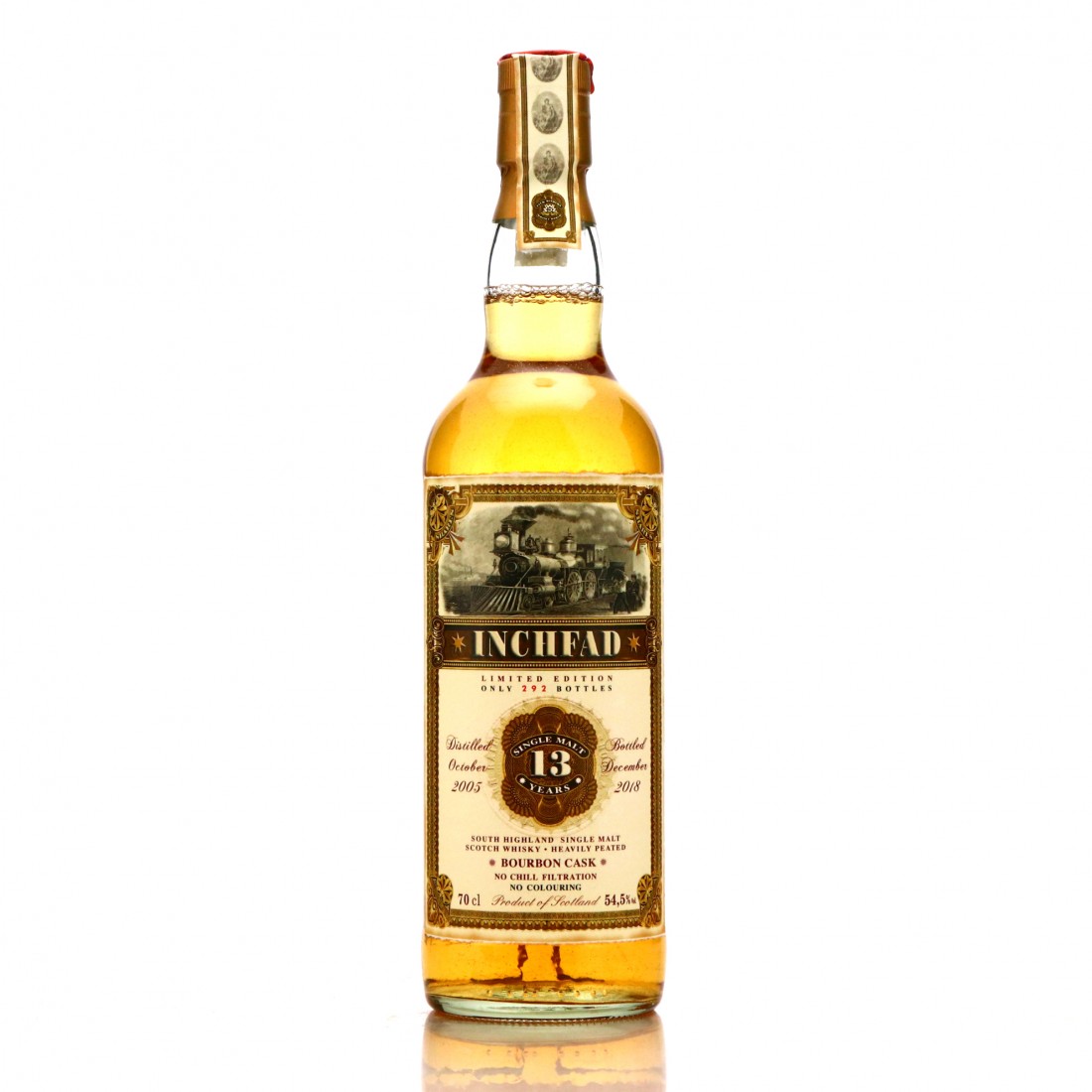 Inchfad 2005 Jack Wiebers 13 Year Old / Old Train Line | Whisky Auctioneer