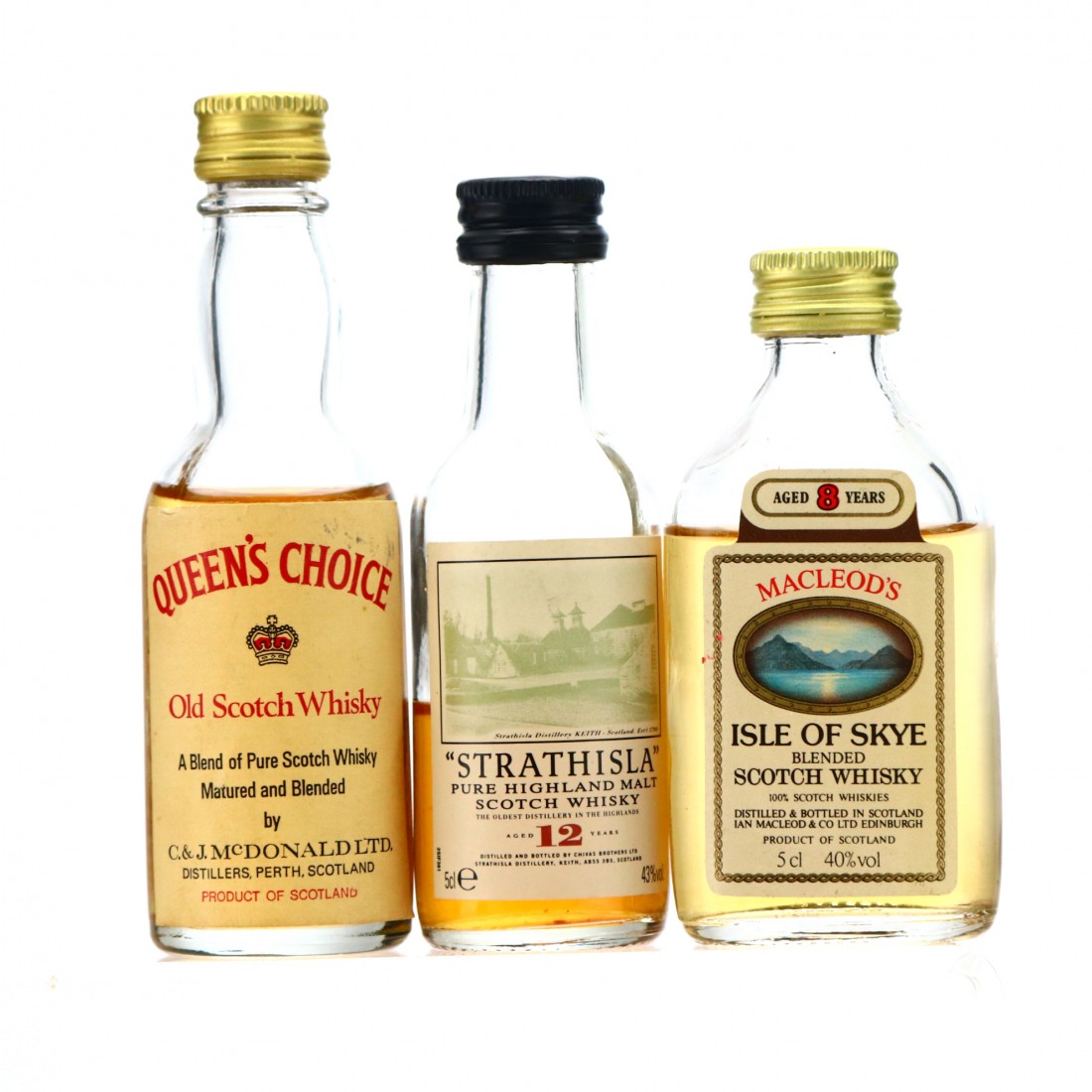 Scotch Whisky Miniatures x 15 Including Strathisla 12 Year Old | Whisky ...