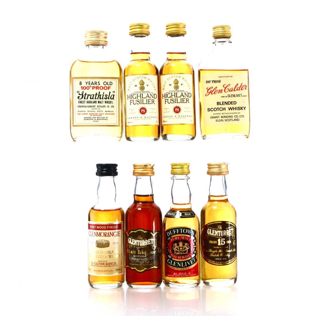 Scotch Whisky Miniatures x 8 | Whisky Auctioneer