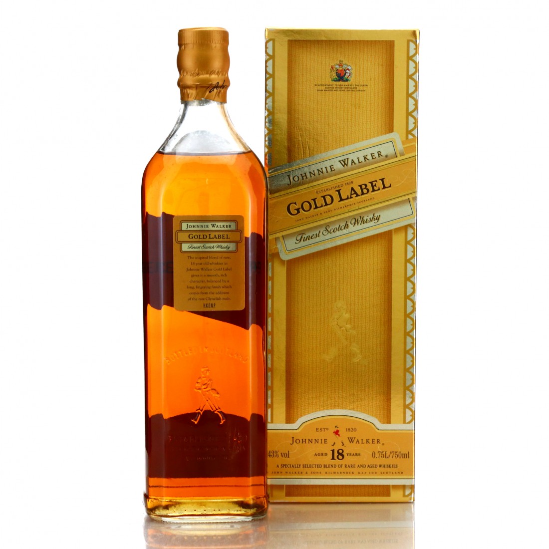 Johnnie Walker Gold Label 18 Year Old 75cl | Whisky Auctioneer