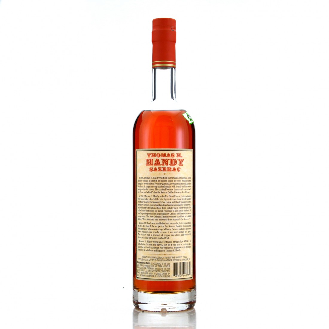 Thomas H Handy Sazerac Rye 2015 Release | Whisky Auctioneer