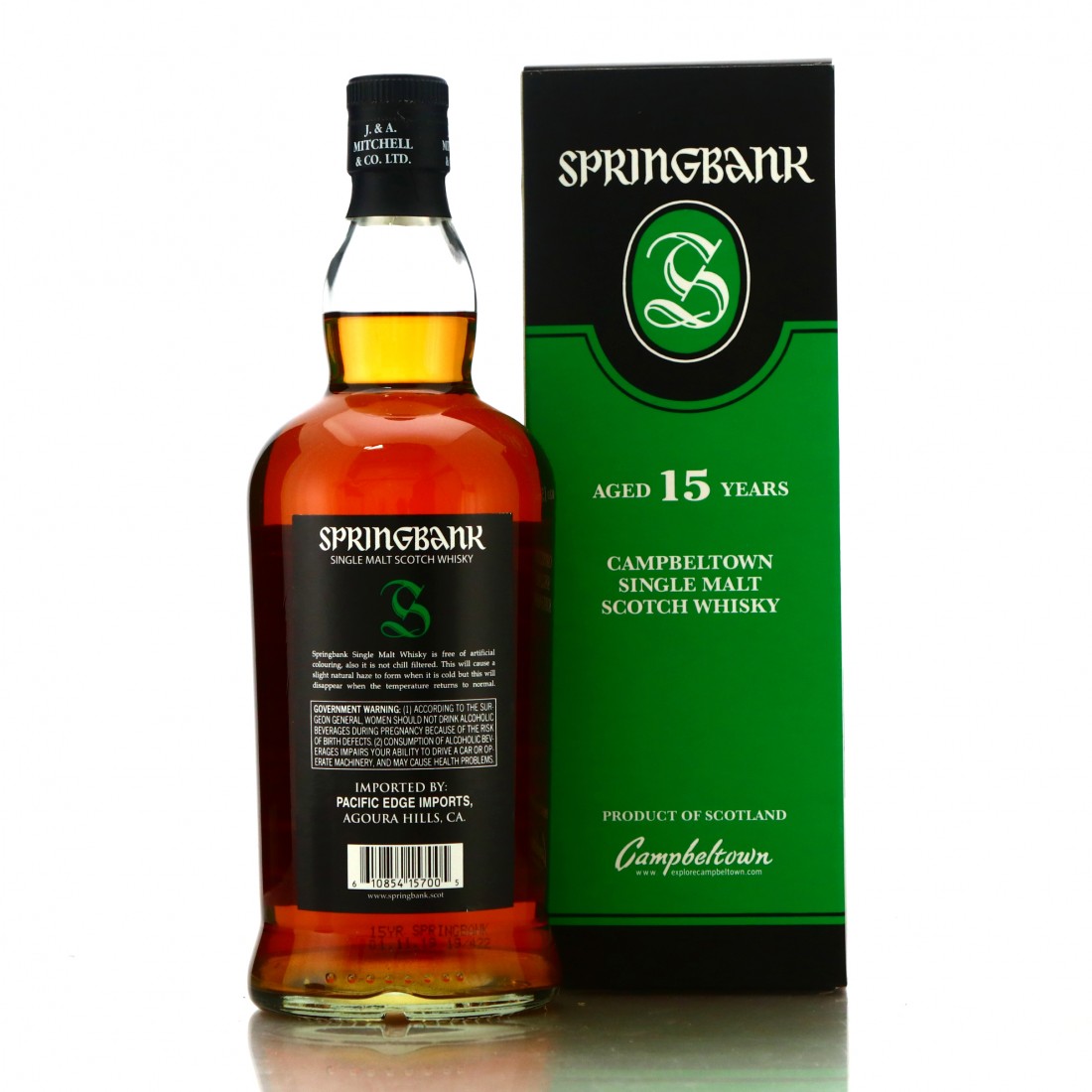 Springbank 15 Year Old 75cl / US Import | Whisky Auctioneer