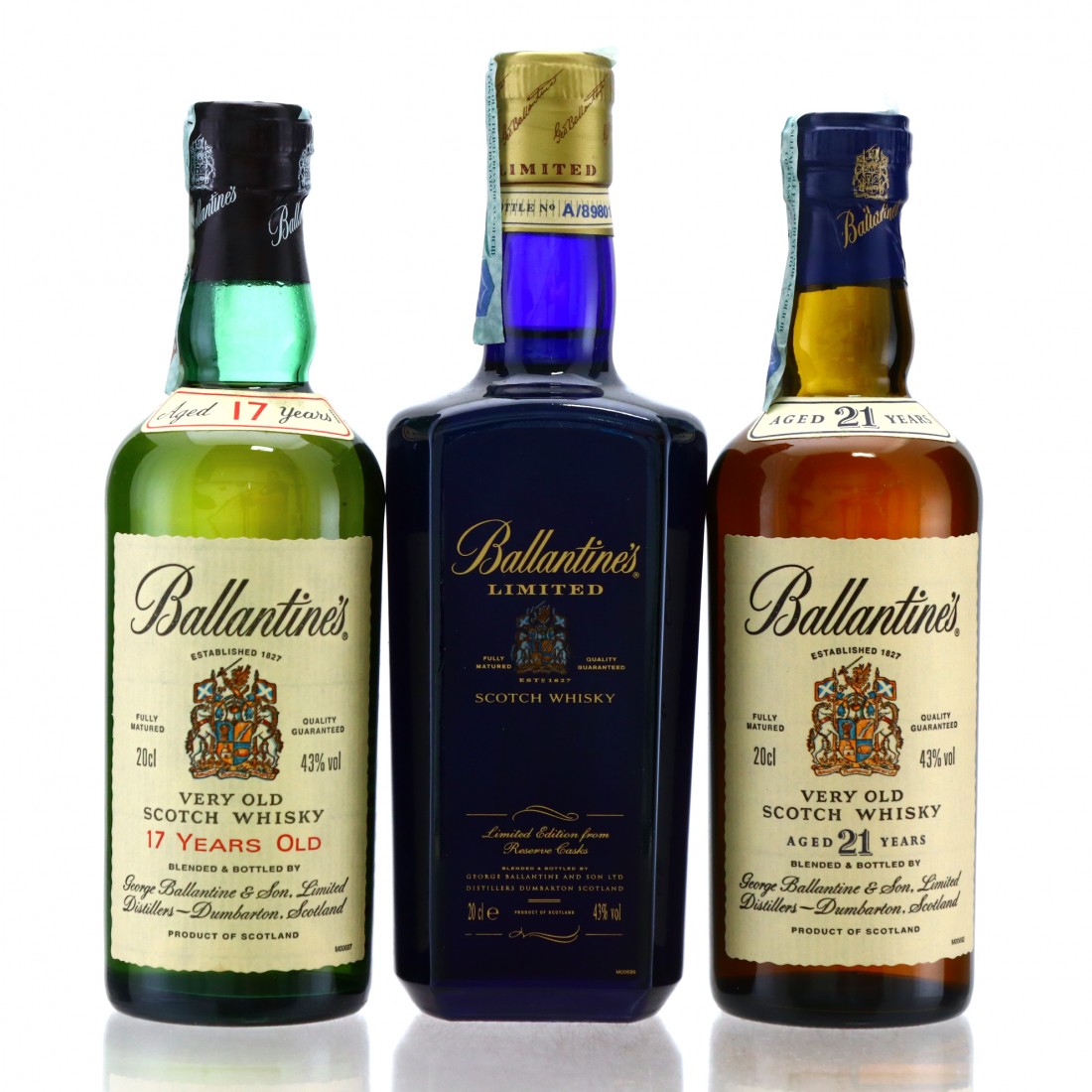 Ballantine's Premium Collection 3 x 20cl | Whisky Auctioneer