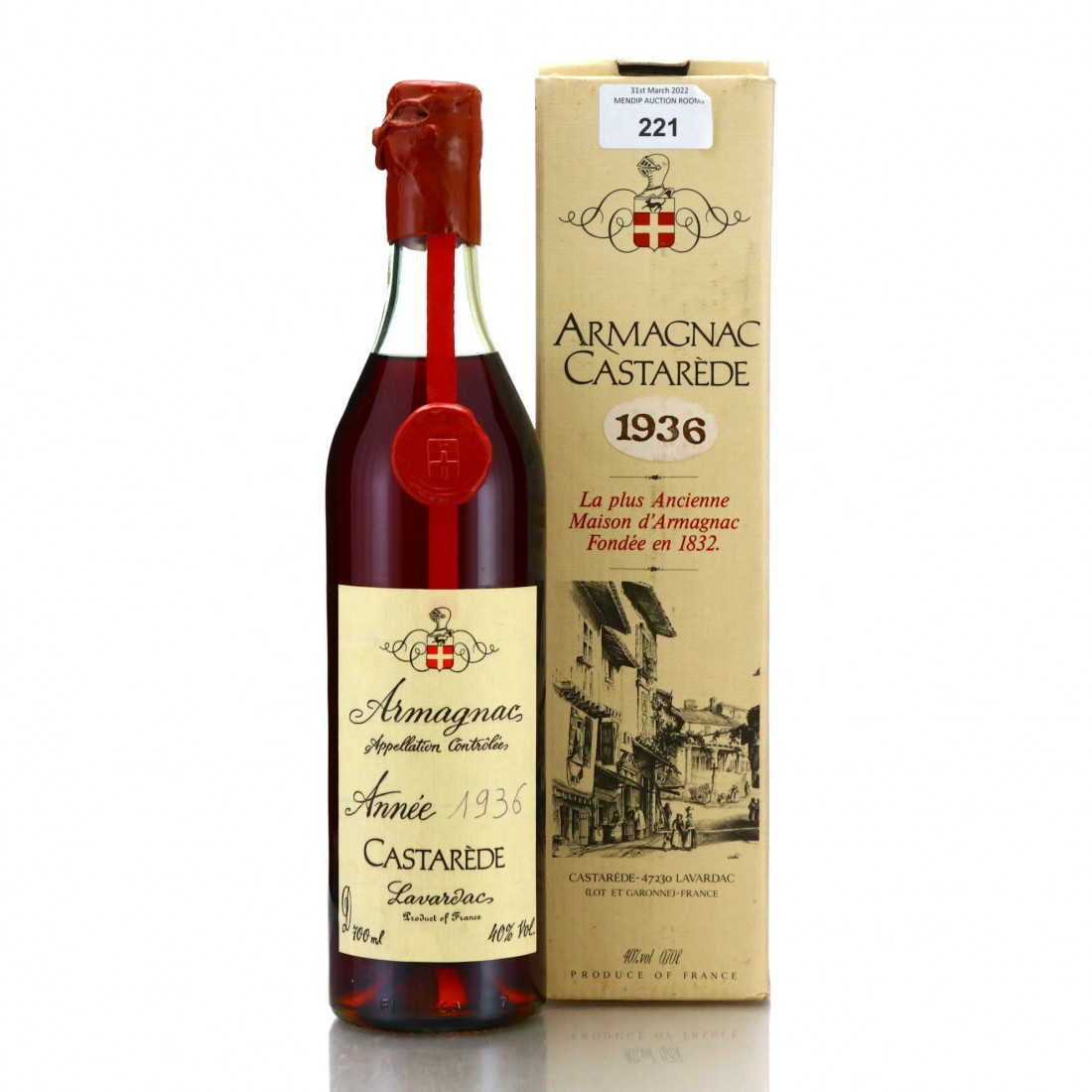 Castarede 1936 Armagnac | Whisky Auctioneer