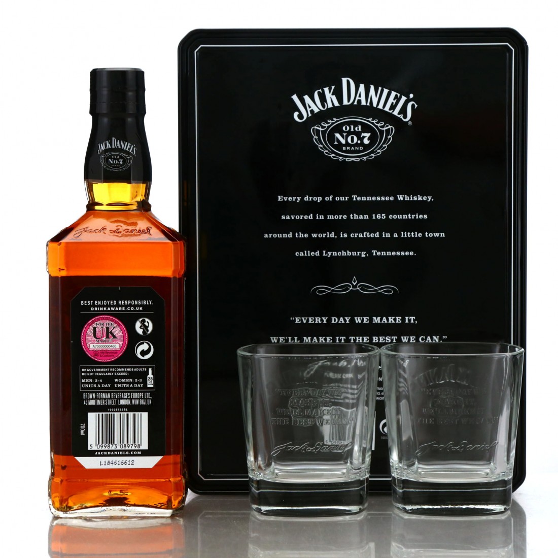 Jack Daniel's Old No.7 80 Proof Gift Pack | Whisky Auctioneer