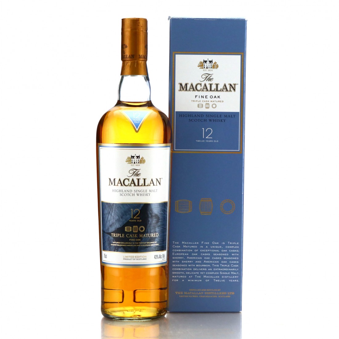 Macallan 12 Year Old Triple Cask Limited Edition 75cl | Whisky Auctioneer